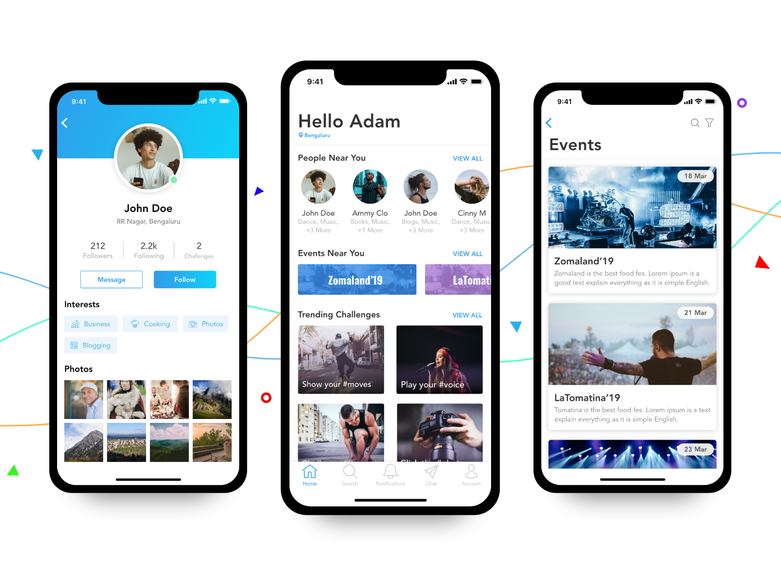 Connect Plus - iOS App Concept by Ankit Goyal on Dribbble