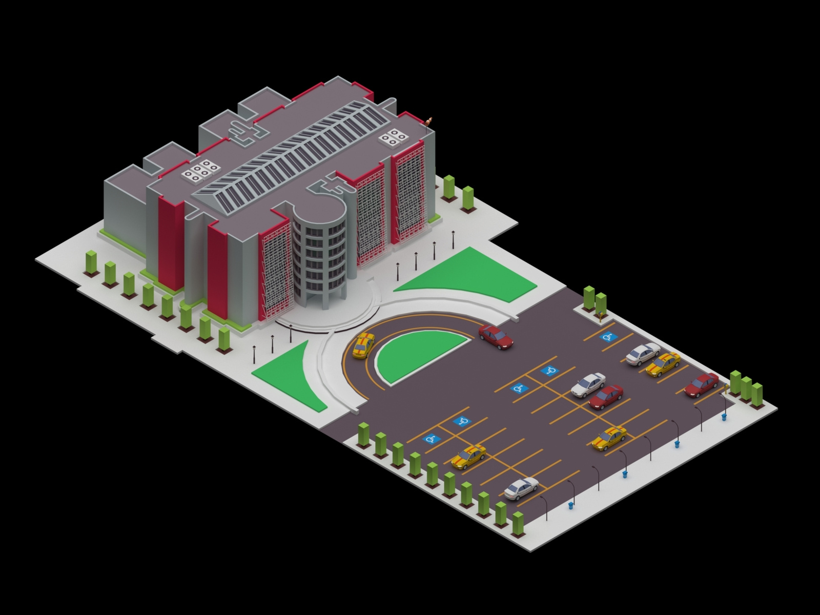 SPGC Head Ofiice Bulding by Morteza Rahimzadeh on Dribbble