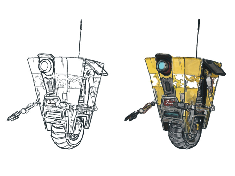 Claptrap by Mario Cartolano on Dribbble