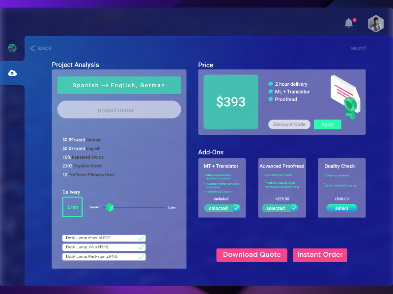 TAIA app analysis screen by Makenna Smutz on Dribbble