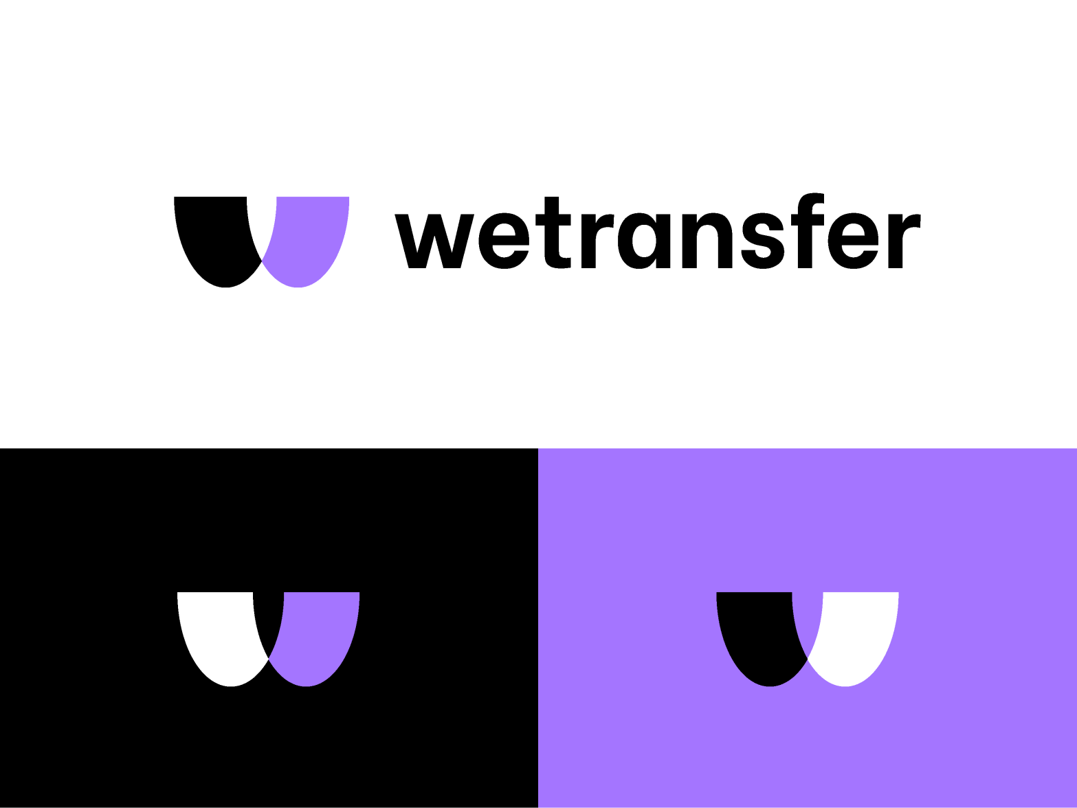 wetransfer logo by Amanda Louisi on Dribbble