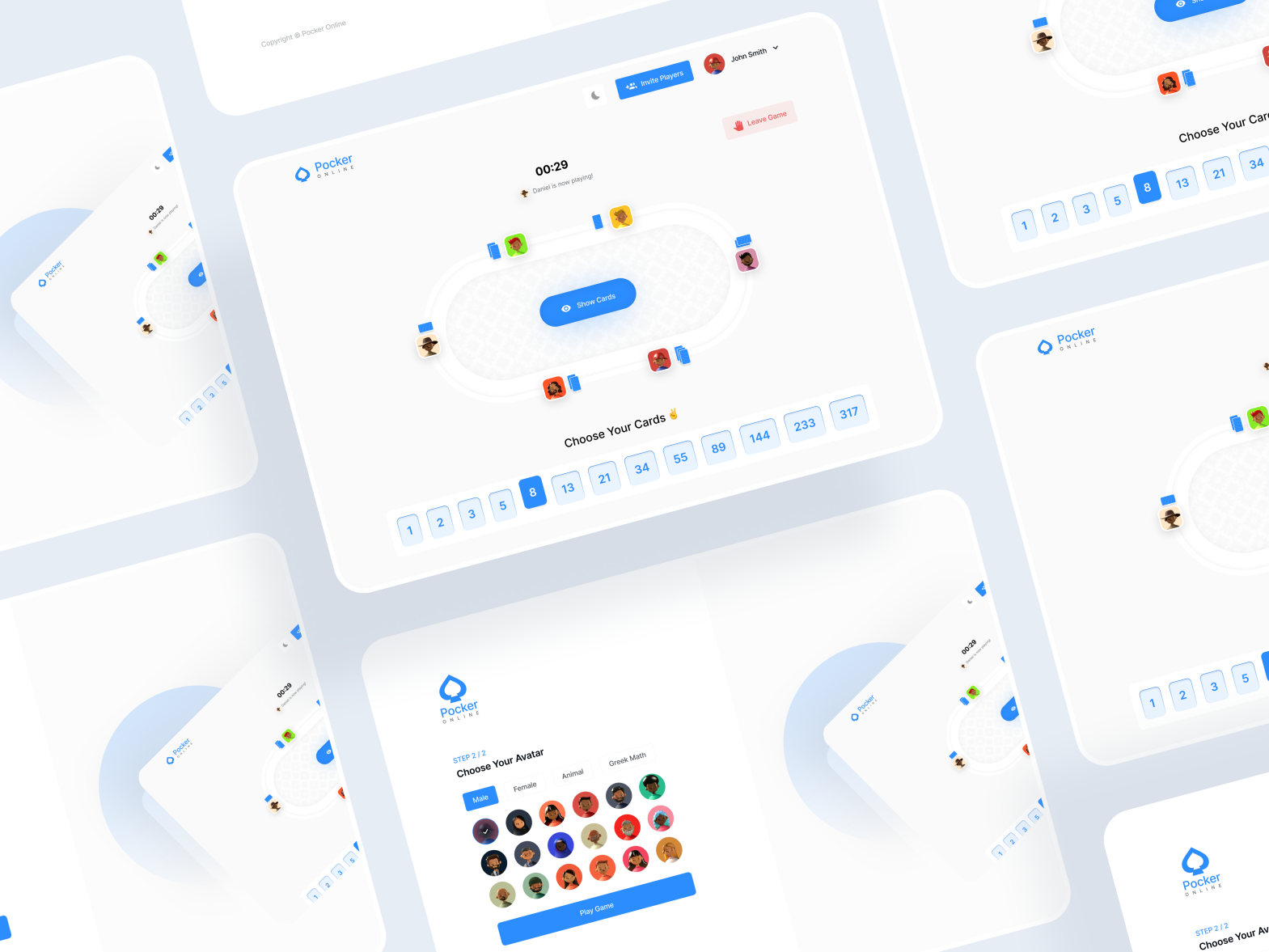 Pocker - Online Poker Game Interface Design by ΞASIN ARAFAT🔥 for ITO ...
