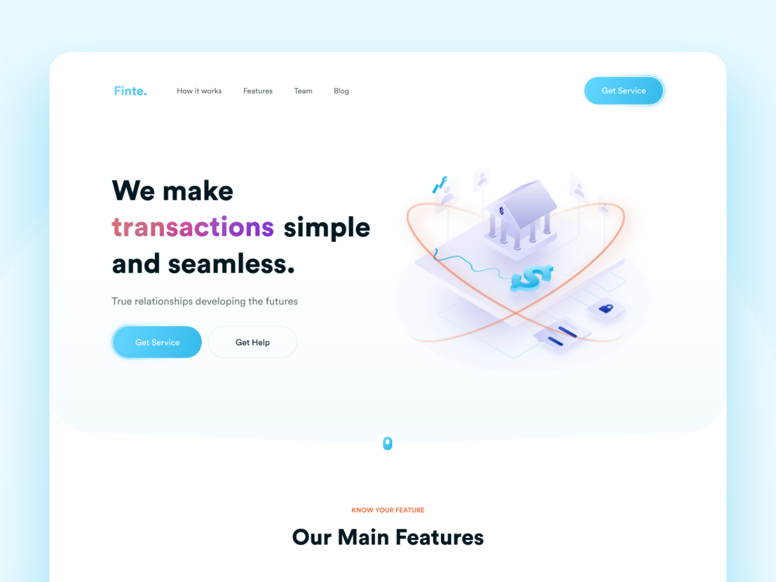 Fintech Landing Page Design by ΞASIN ARAFAT🔥 for ITO Team on Dribbble