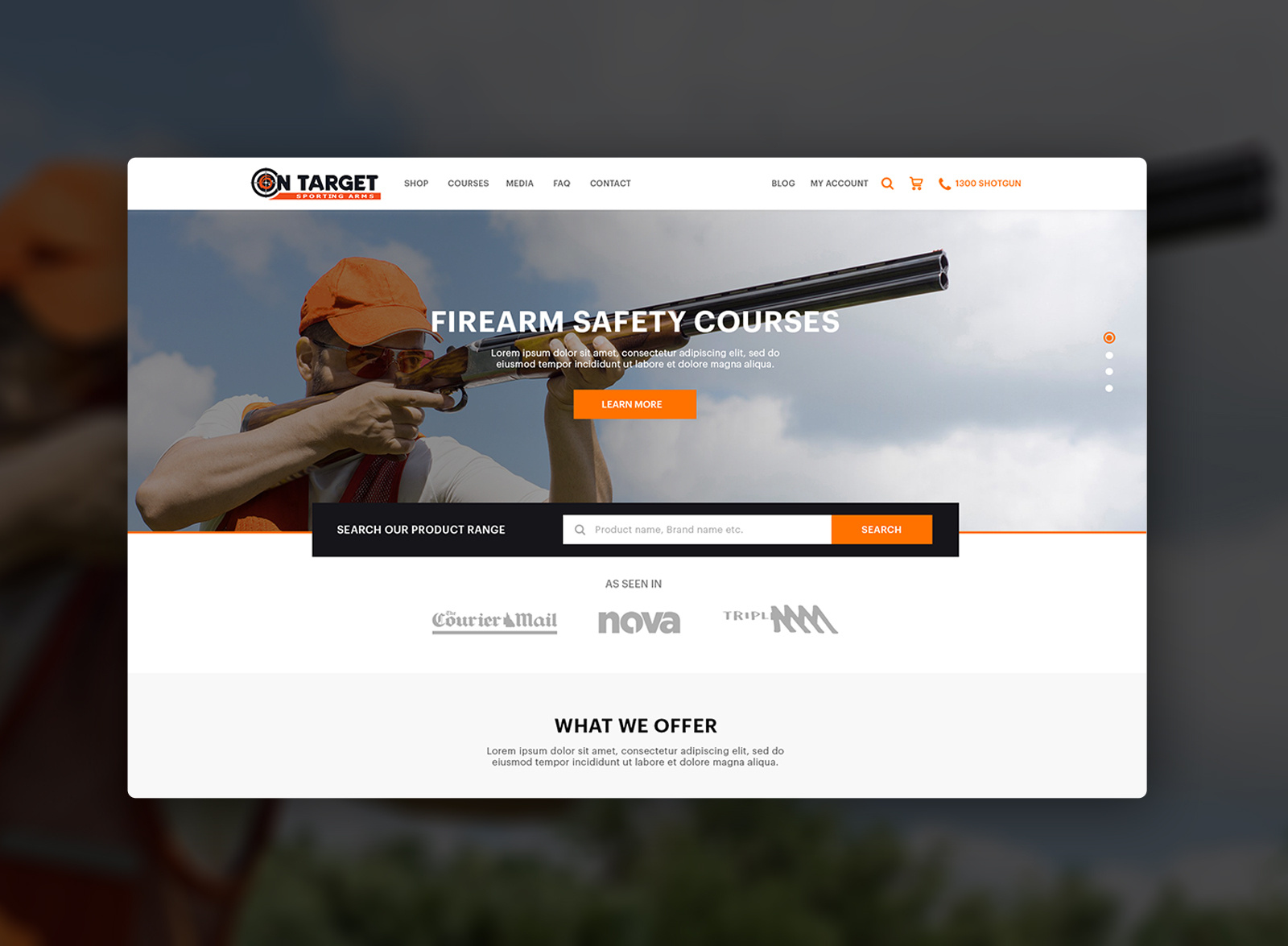 On Target - Web Design by Fullstack HQ on Dribbble