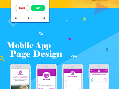 Baby Mobile App Design by Burak Tasan on Dribbble
