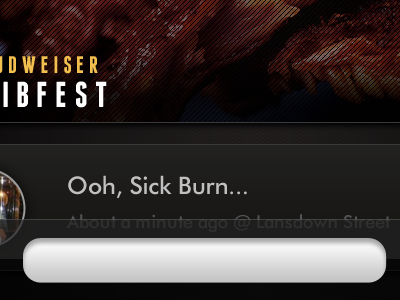 Ooh, Sick Bar by Ryan Quintal on Dribbble