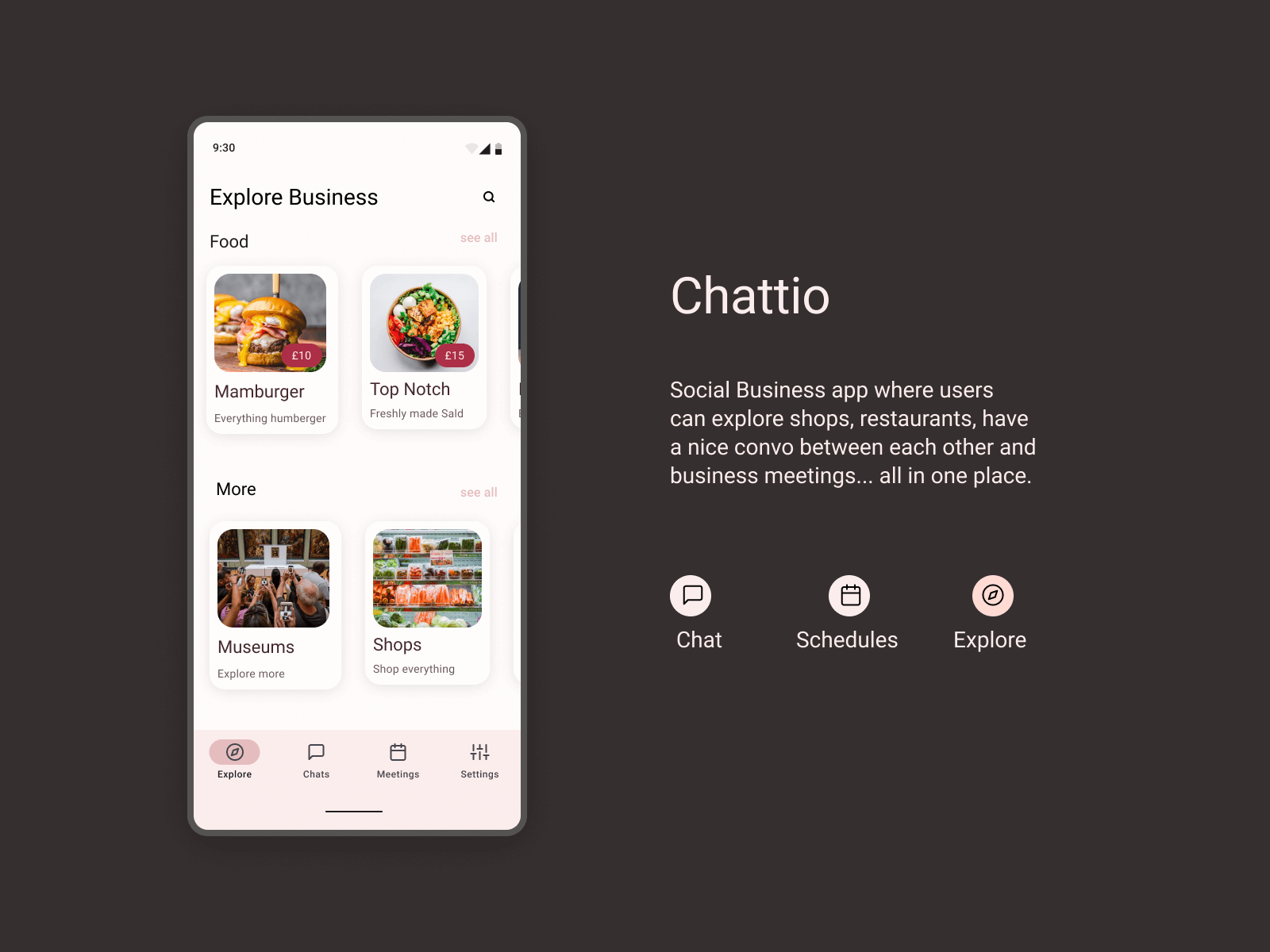 Social Business App by Ulrich on Dribbble