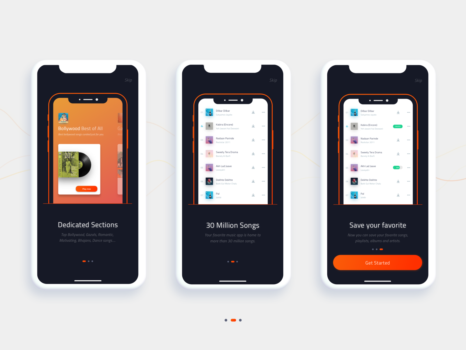 Onboarding Process for Music App by Ghosh on Dribbble