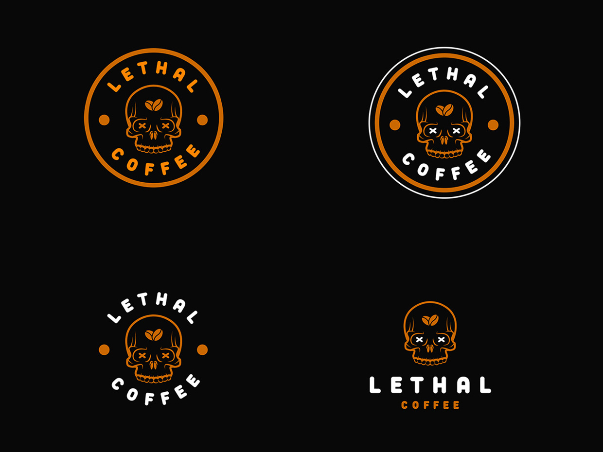 Lethal Coffee / Logo by Igor Calalb on Dribbble