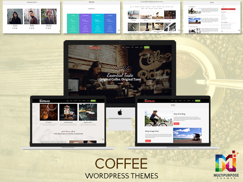 Coffee WordPress Themes by Dipesh Patel 🚀 on Dribbble