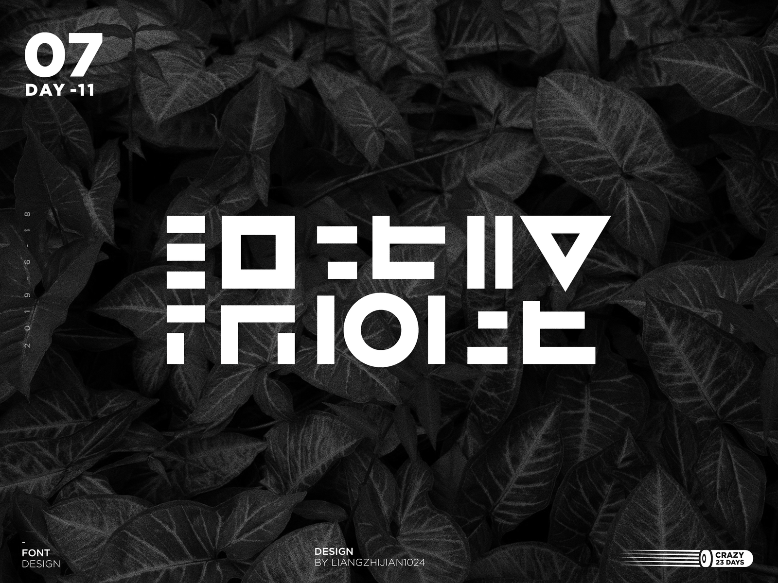 07_Font Design by liangzhijian1024 for Dreamotion on Dribbble