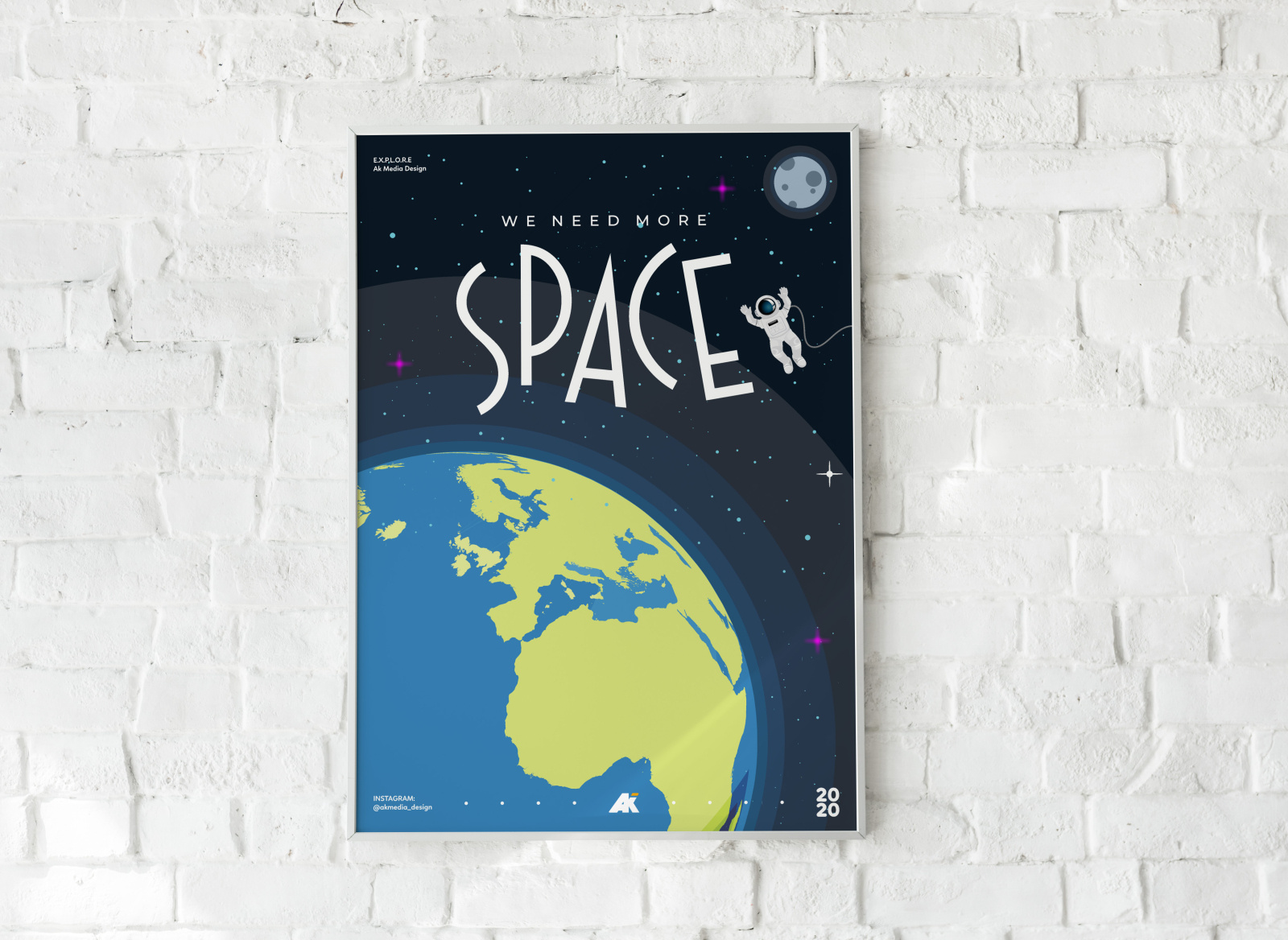 Space Poster Design by Morin Hakeem on Dribbble