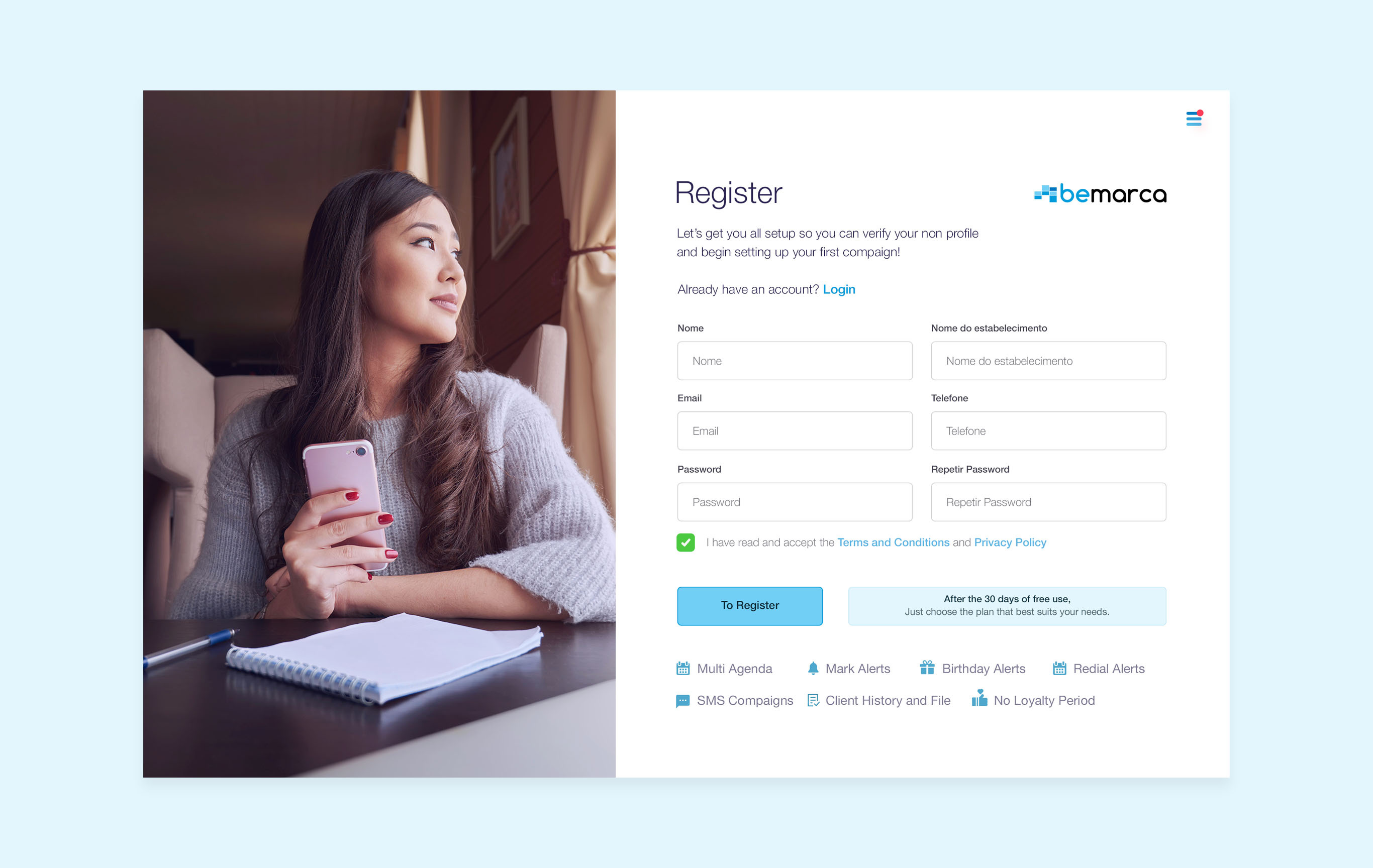 Register Screen Concept by uxkasim on Dribbble