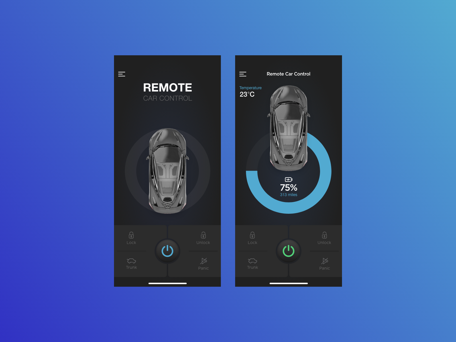Daily UI #034 - Car Interface by Van Vo on Dribbble