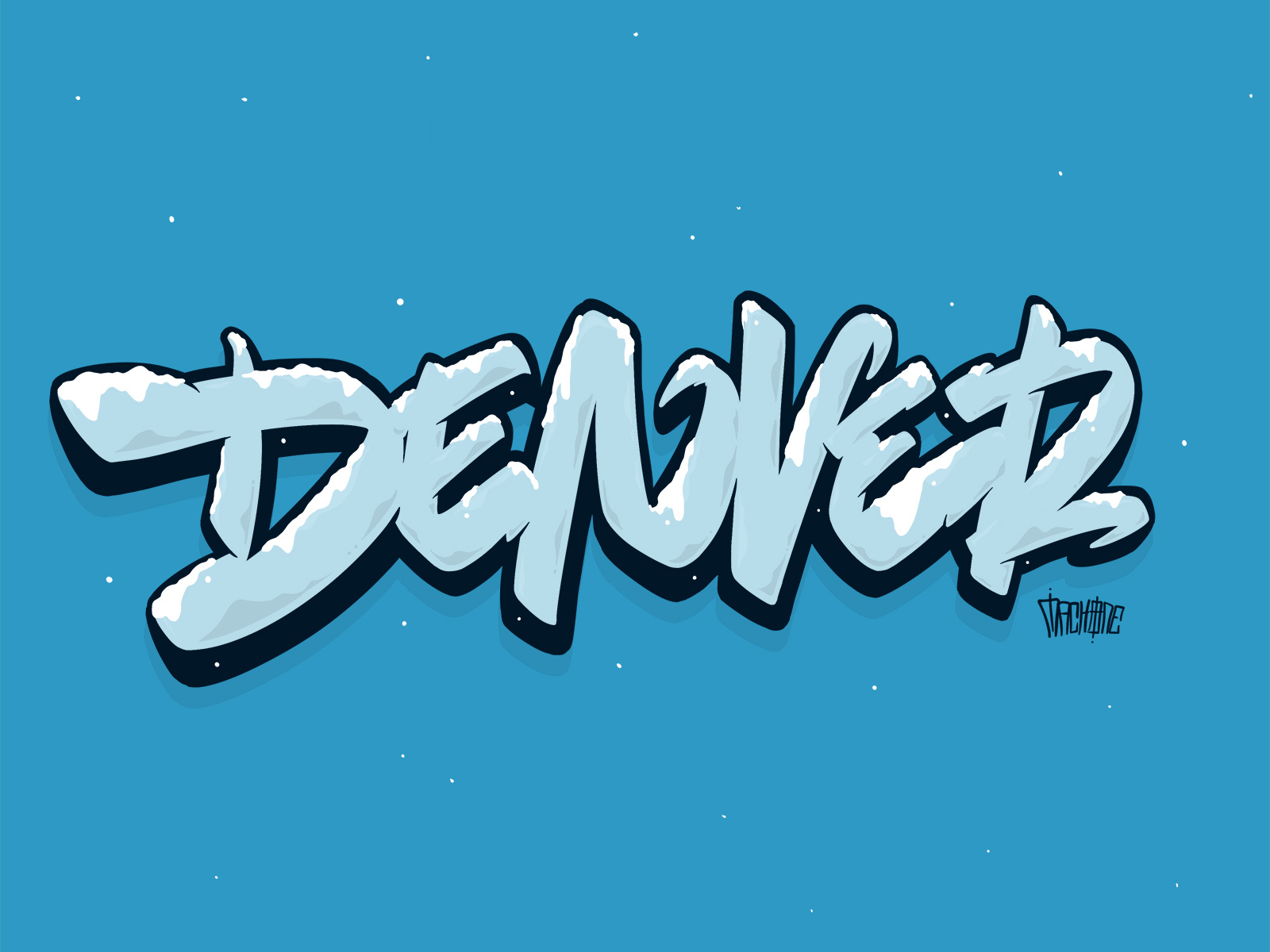 Denver Graffiti Lettering by Andy A on Dribbble