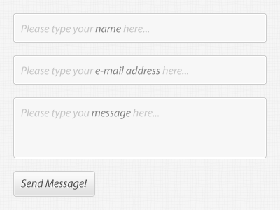 Simple Form Elements (Freebie) by Seb Kay on Dribbble