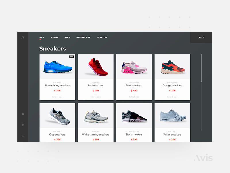 Catalog page template | Avis UI Pack by Alexandr Gorbatov on Dribbble