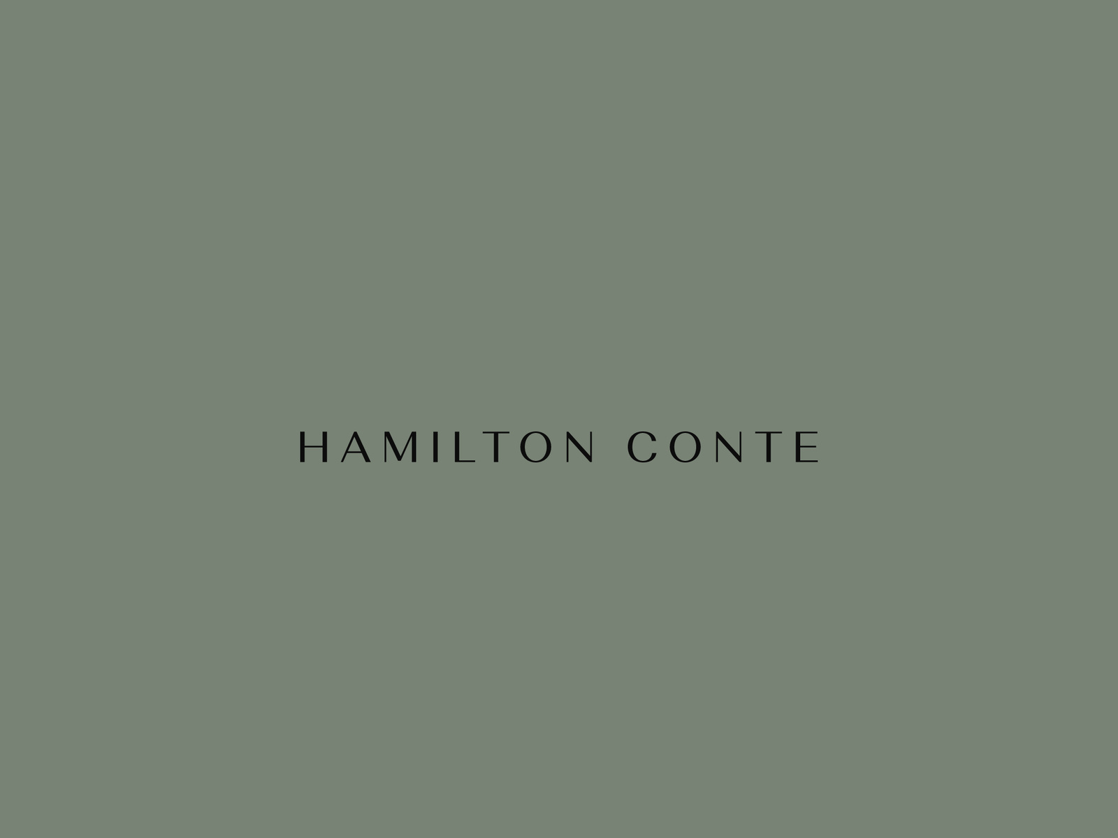 Hamilton Conte Logo by Joel Ventura on Dribbble