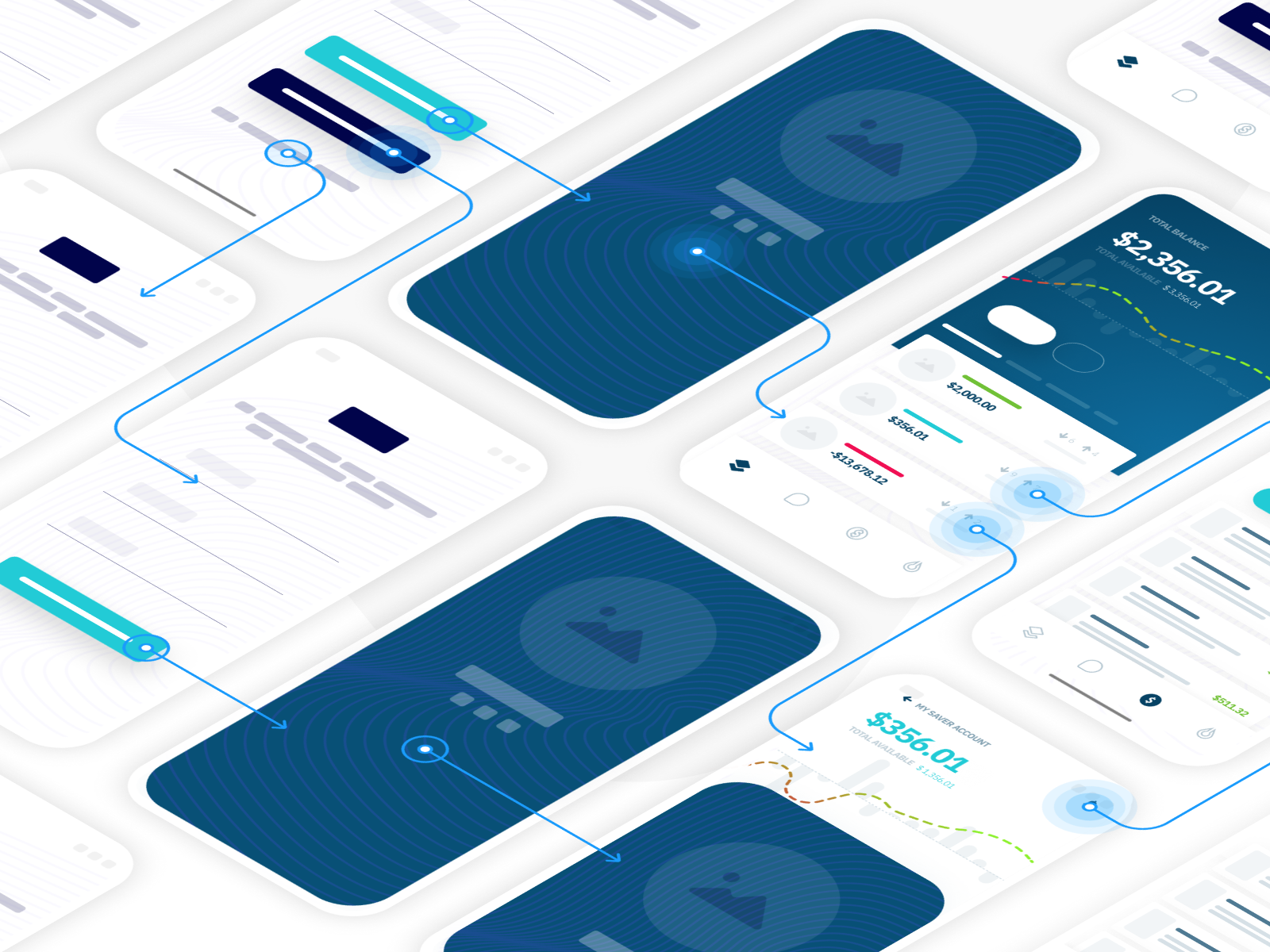 Crypto Wallet App Wireframe User Flow Customer Journey UX Design by ...