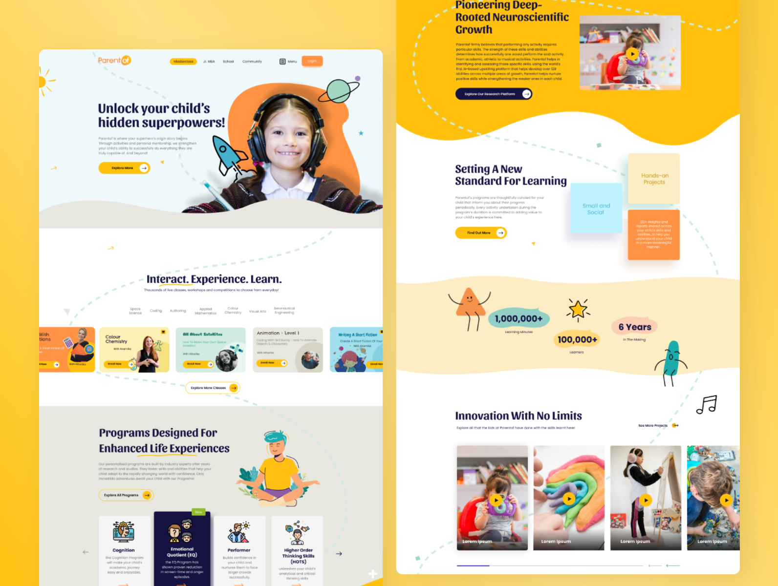 Education Website UX-UI Design 2022 by Abhishek Mishra on Dribbble