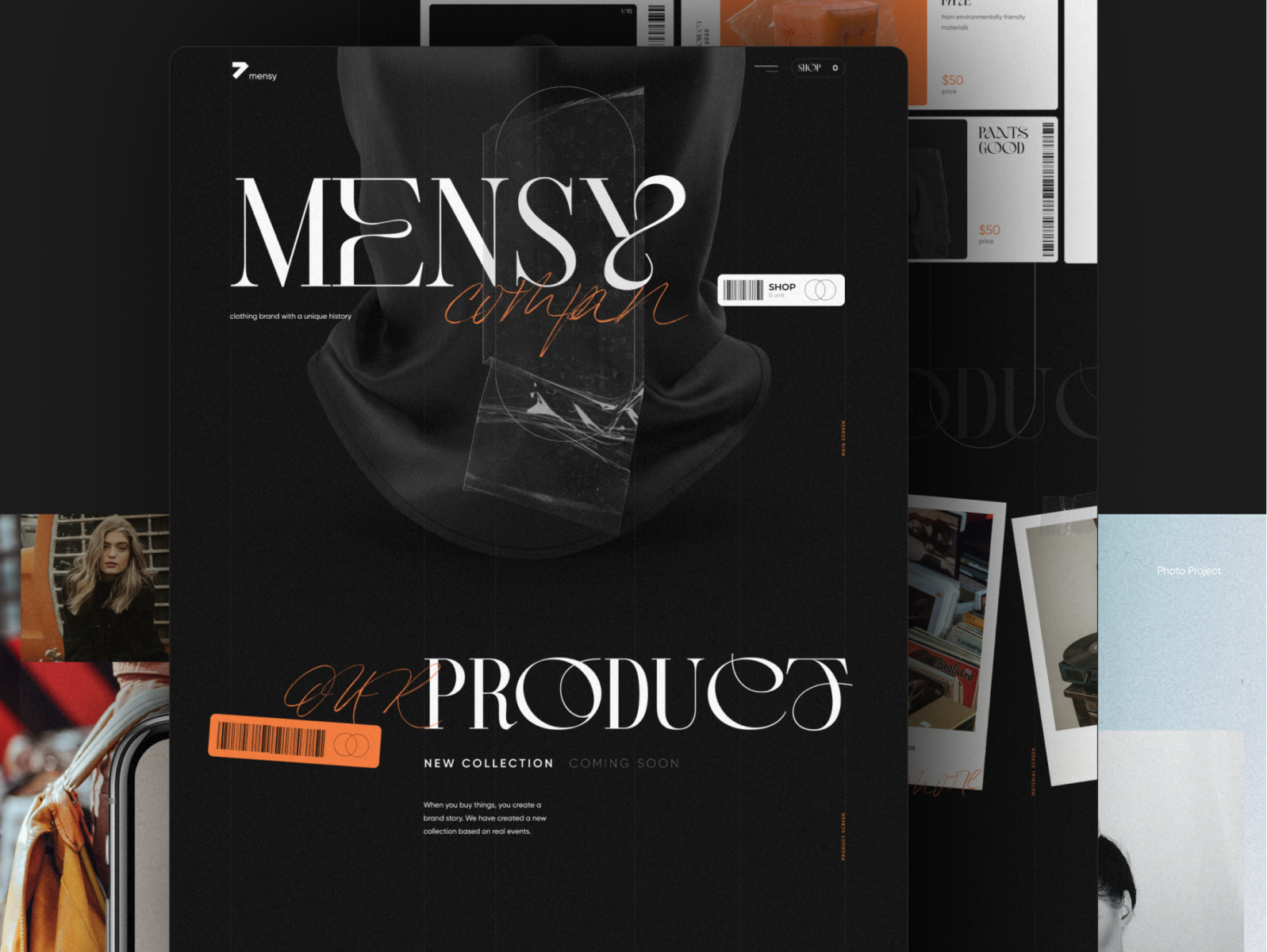 Website Mensy Design by Alex Ma on Dribbble