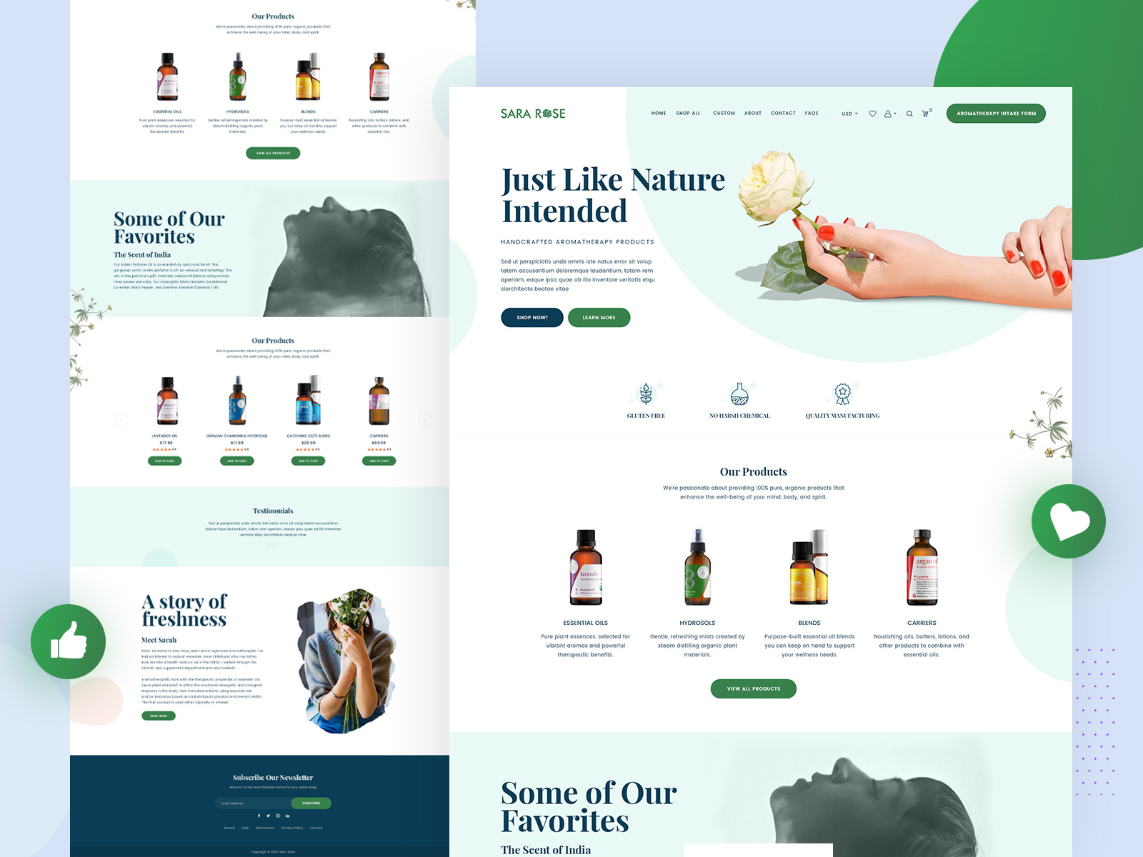 Clean Homepage Design by Manjeet Singh on Dribbble