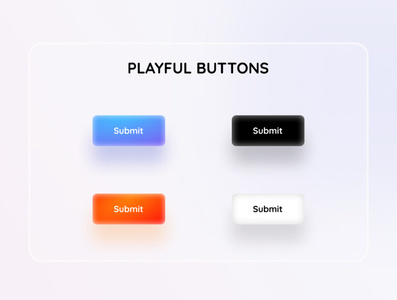 Button style by Zakera Wadud on Dribbble