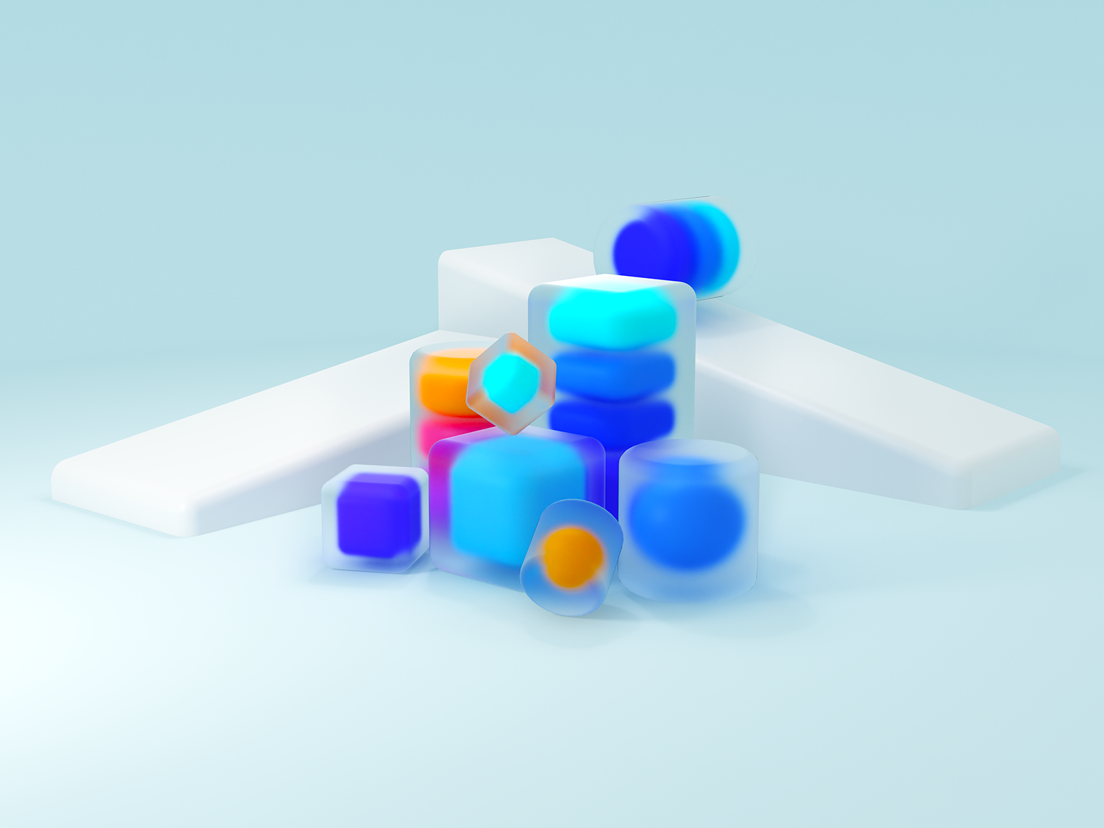 Blender Materials Exercise of Glass - 8 by KingweiCheung on Dribbble