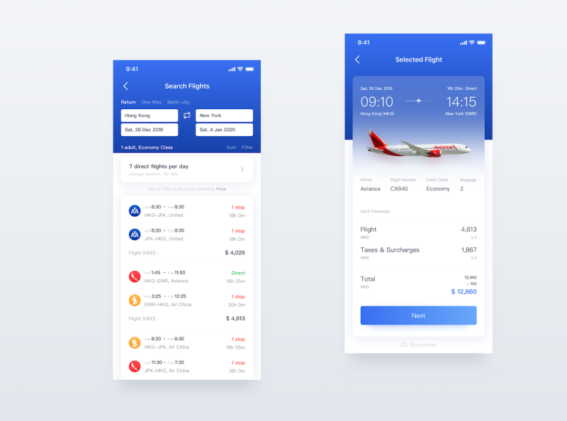 Ticket purchase platform by KingweiCheung on Dribbble