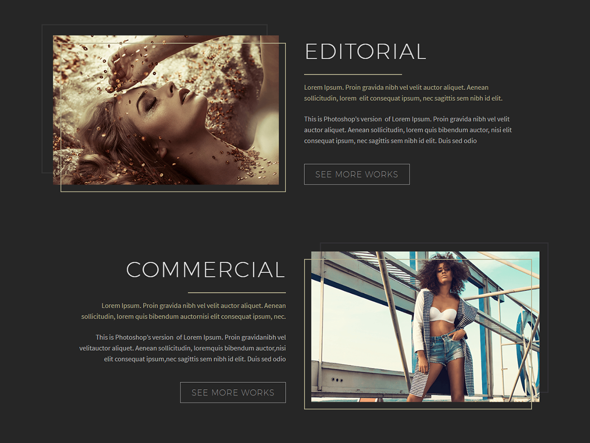 WordPress Photo Studio Website Template Design by Al Mehedi Hasan on Dribbble