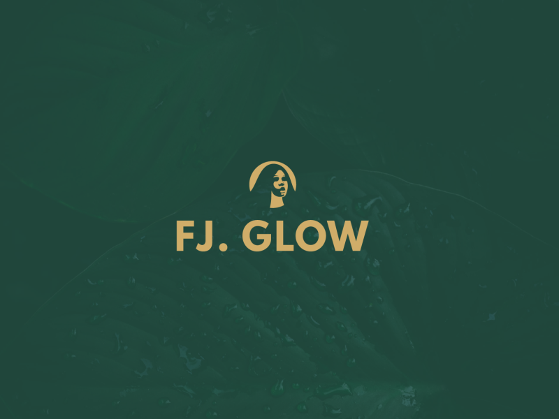 FJ. GLOW Logo design by Dean Majemite on Dribbble