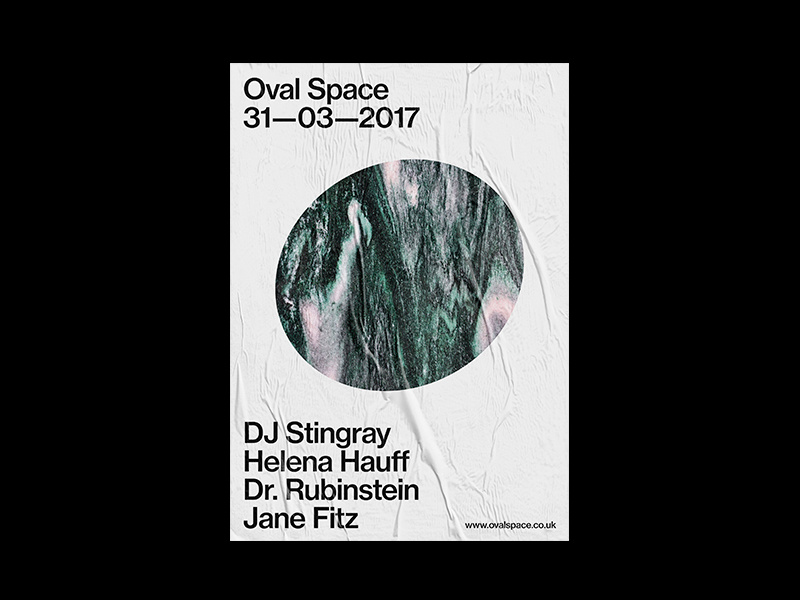 Oval Space Poster Design by Mikey Dilworth on Dribbble