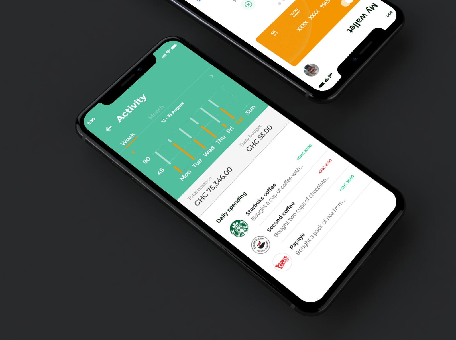 Dribbble - Pyramid FINANCE APP- 2.jpg by InkFlare