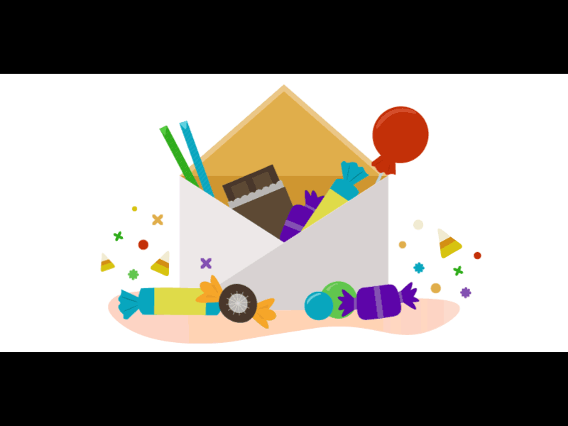 Halloween Candy Spider Animation by Marilyn Hampton on Dribbble