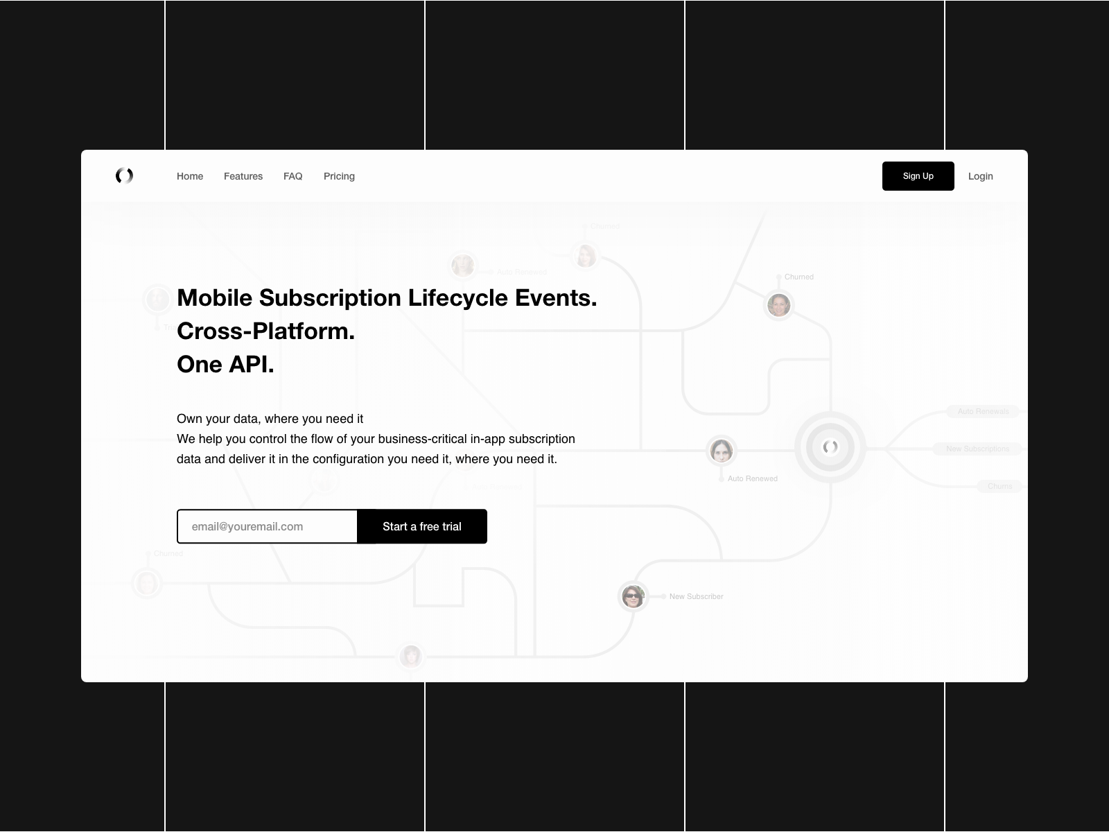 Landing Page — Intro Section by Brahim Romdhane on Dribbble