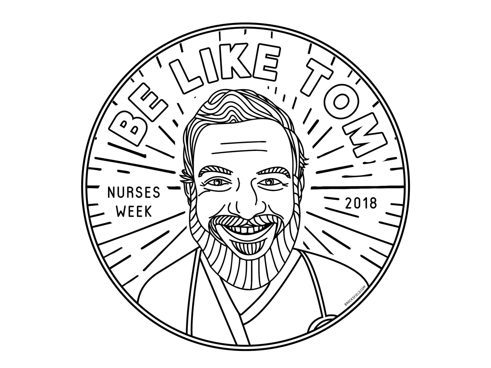 Be Like Tom T-Shirt Design by Brocksfield Design Co. on Dribbble