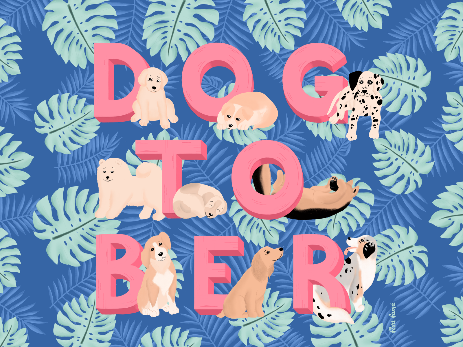 Dogtober by Flori Fama on Dribbble