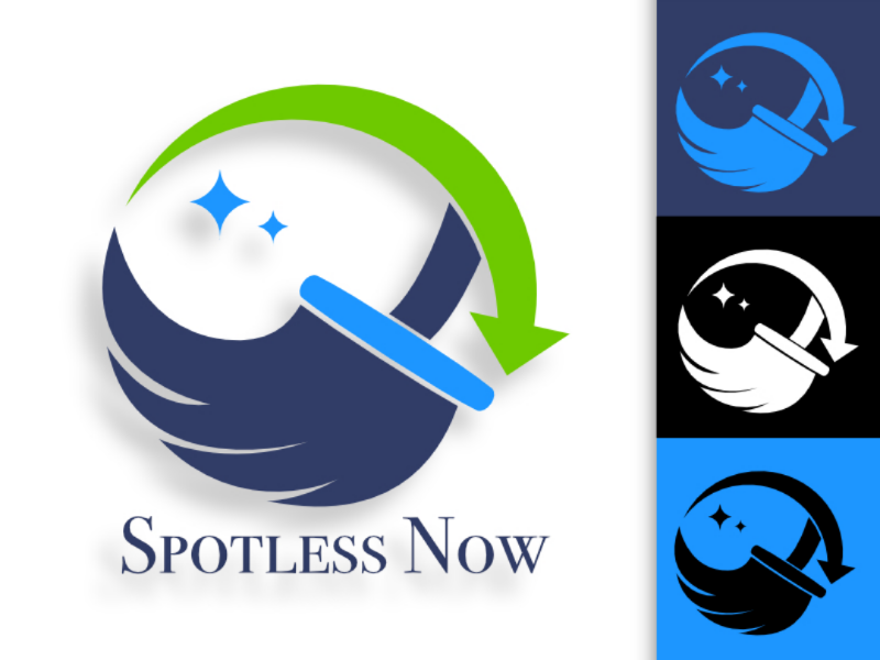 Spotless Now Branding by Cody Marvin on Dribbble