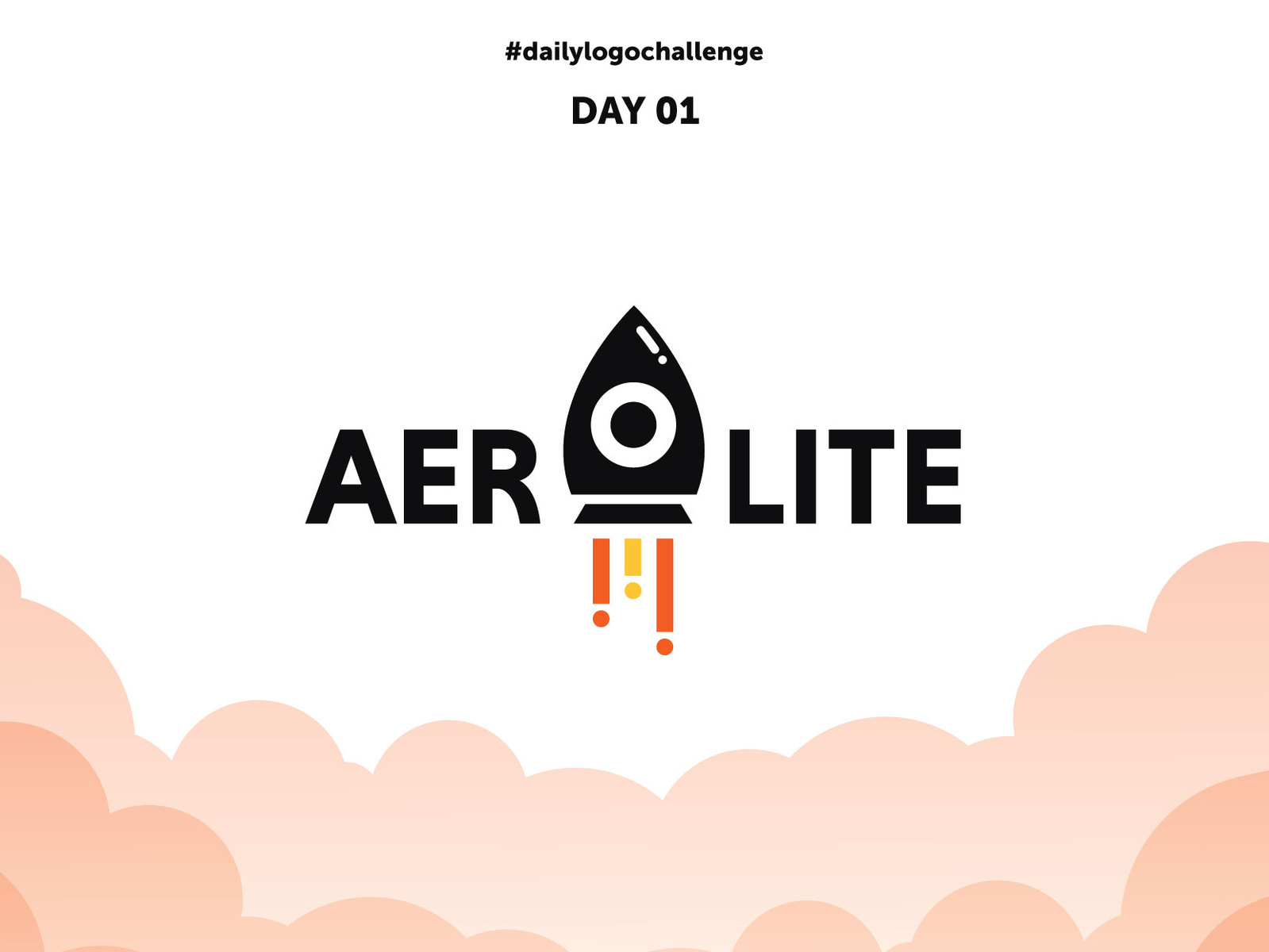 Day 01: Aerolite - Rocket Logo by Nathan Diedrick on Dribbble