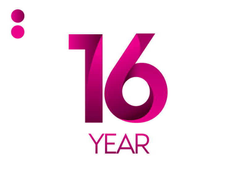 16 year icon by Charlie Morales on Dribbble