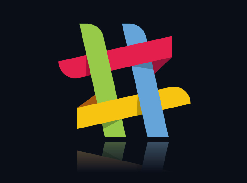 Hash Vector Logo Design Free Download by Ahsan Alvi on Dribbble