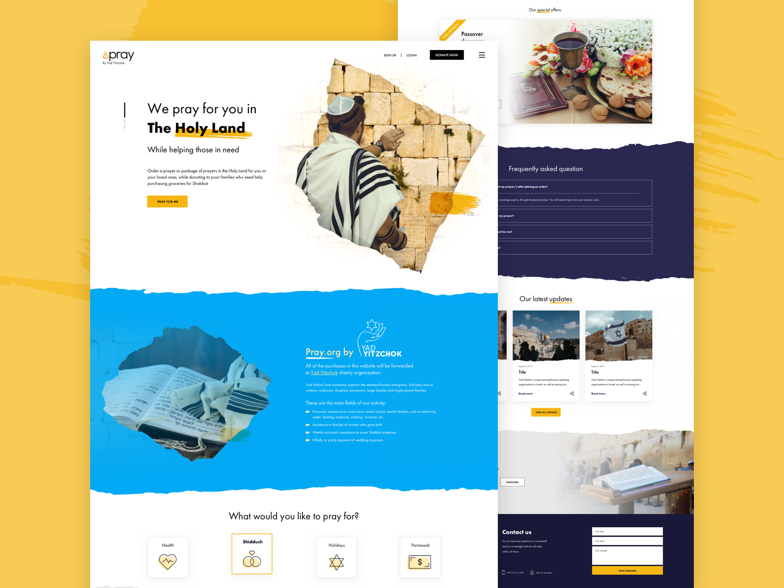 Pray.org Website by Mondeo Studio on Dribbble