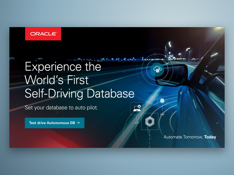 Oracle Autonomous Database Creative Concept by Matthew Birtch on Dribbble