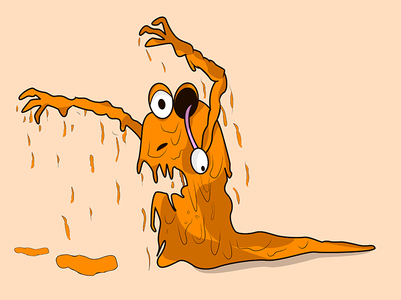 Sludge Monster by Sandra Rzeczyca on Dribbble