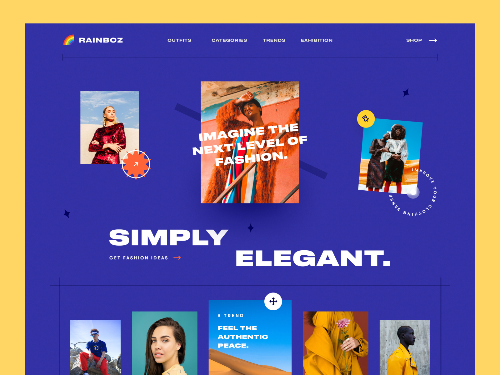 Fashion Blog Website by Farzan Faruk for Rylic Studio on Dribbble