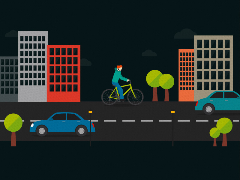 Children's Cycling Safety by Tom Ovens on Dribbble