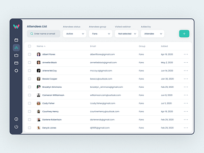 User List 👱 by Maxim Bogun on Dribbble
