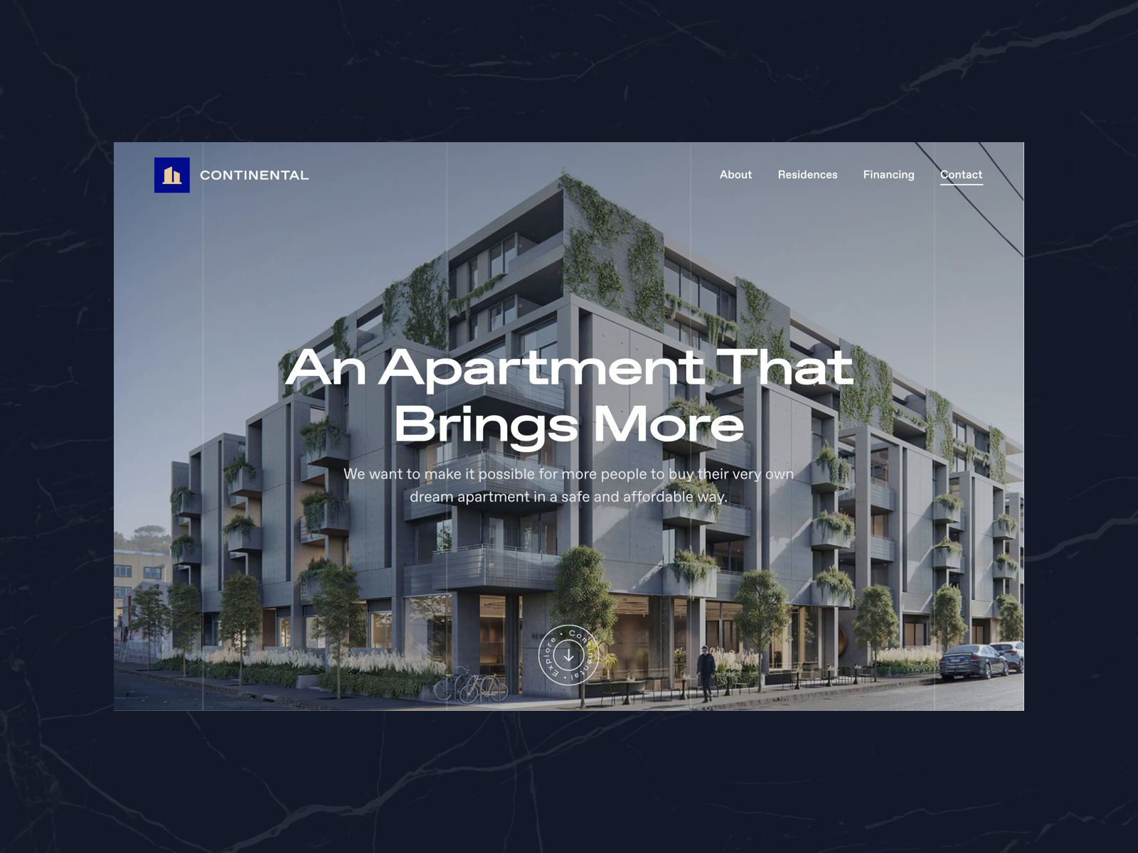 Continental - Residential Housing Website by MD Fatih Takey on Dribbble