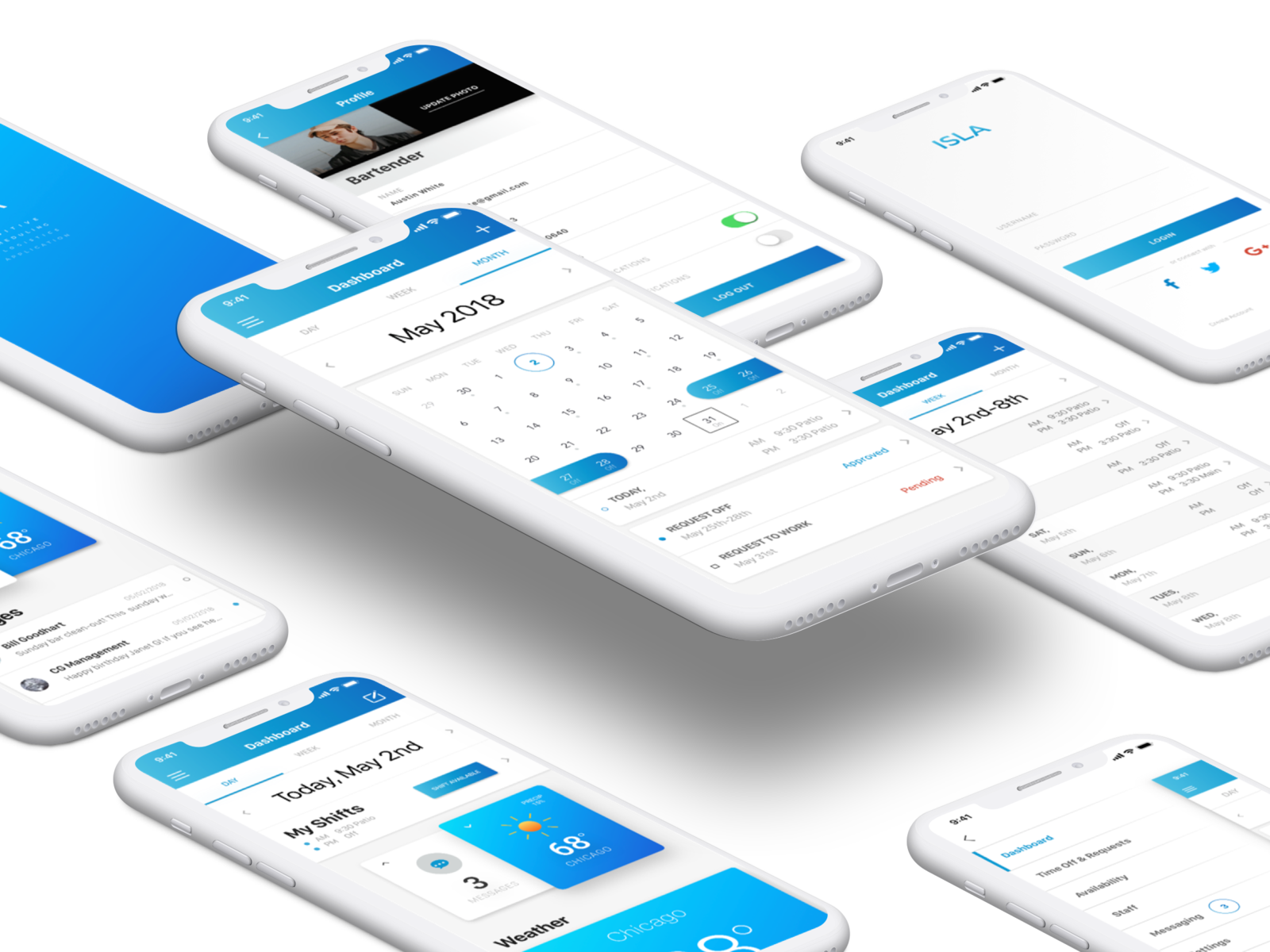 ISLA- Intuitive Scheduling & Logistics App by Ken Kerr on Dribbble