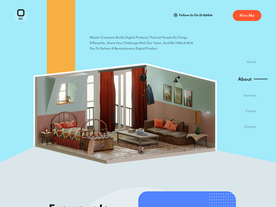 3D Art Portfolio | 3D Skills Landing page by Master Creationz -Global ...
